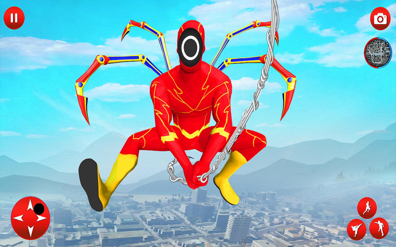 Superhero Rope Hero Spider Games : Superhero Fighting Games - Light ...