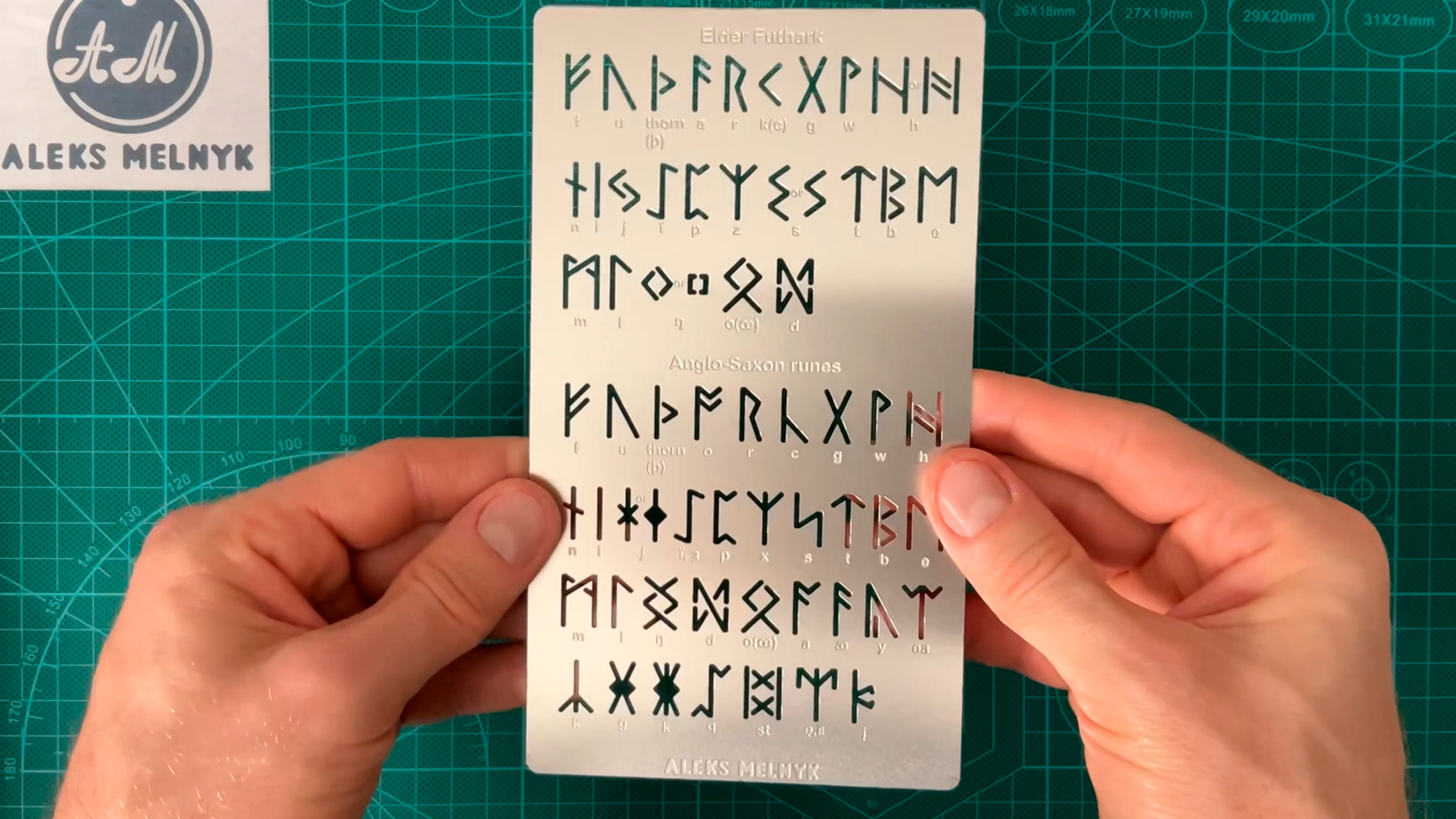 Reiki Symbols Stencil Aleks Melnyk Reiki Symbols Metal Stencil ...