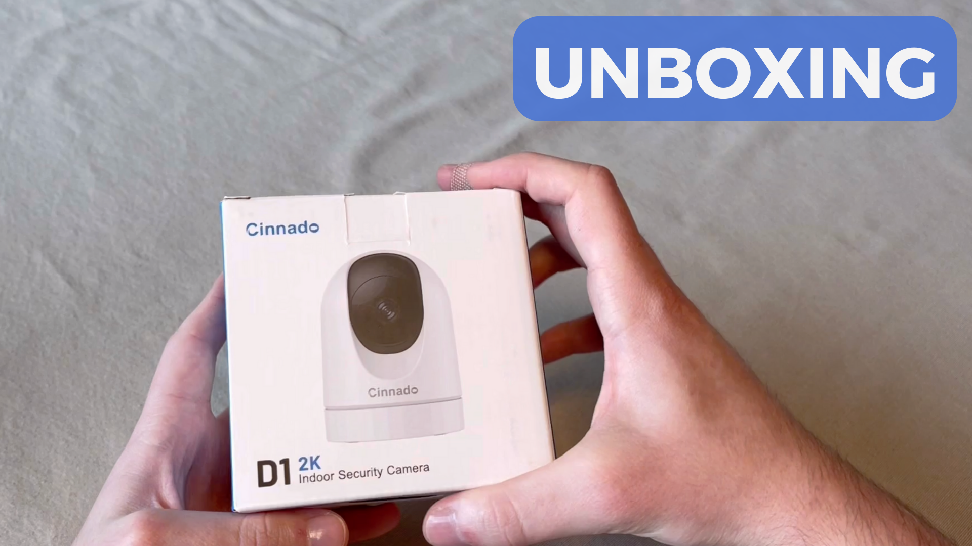 Watch UNBOXING Cinnado Security Camera on Amazon Live