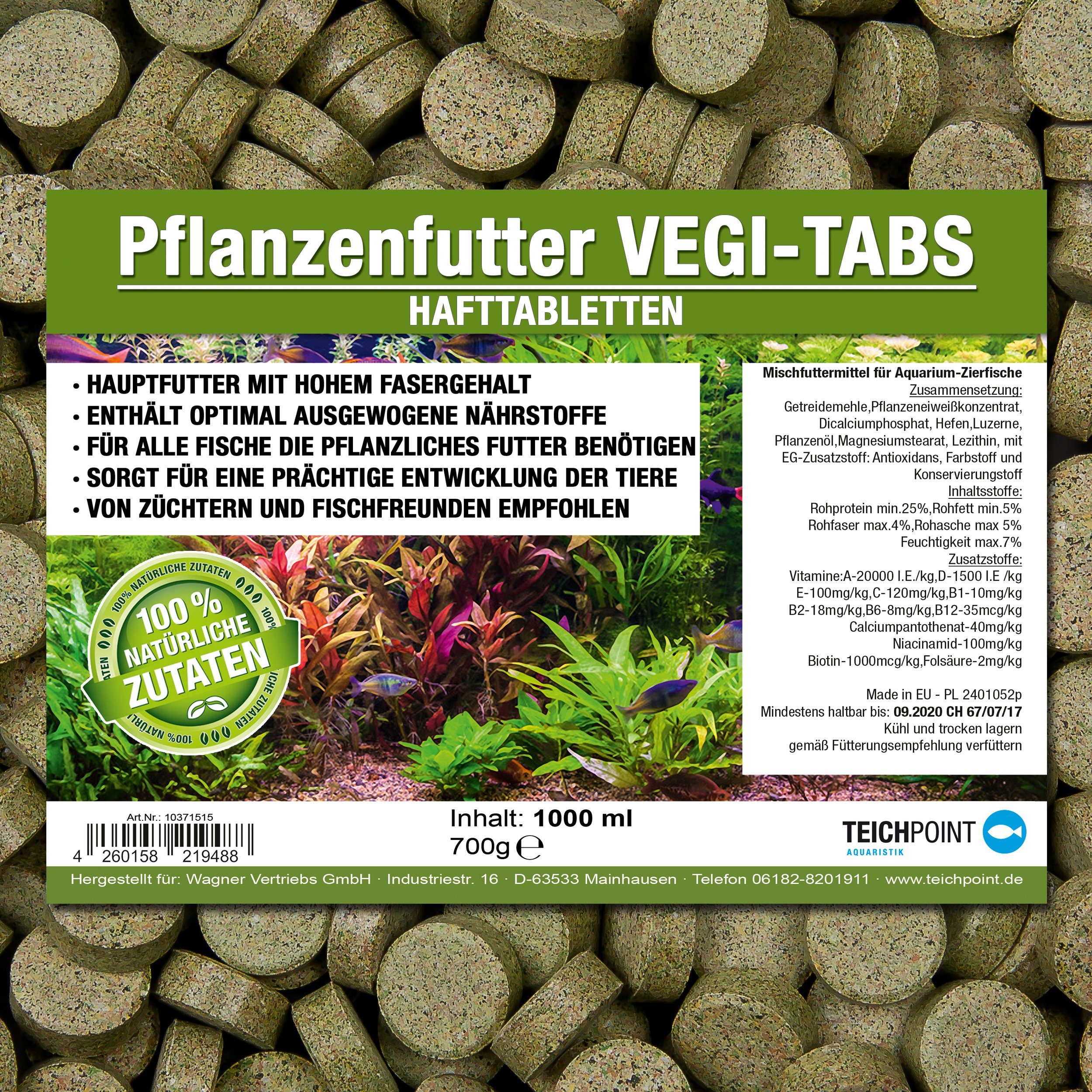 Buy Vegi-tabs Premium, food, adhesive s, (ste food for all s and algae ...