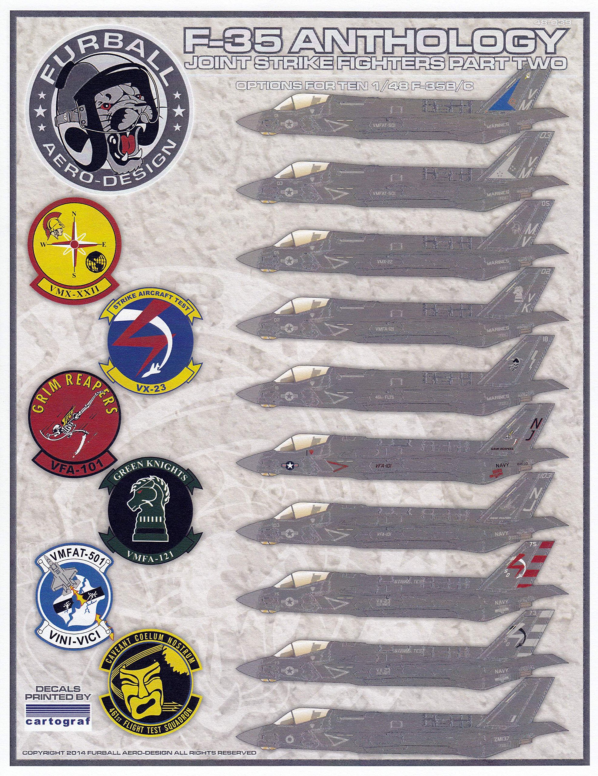 Buy FUR48039 1:48 F-35B F-35C Lightning II Anthology Joint Strike ...