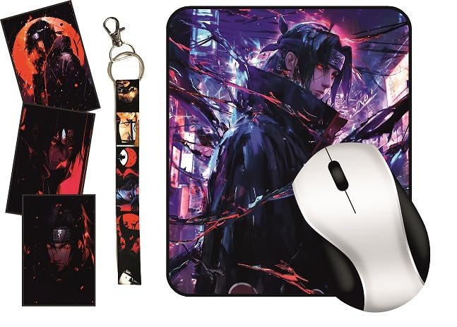 Mouse pad Itachi Uchiha Anime Gaming Designer Mouse Pad with Free ...