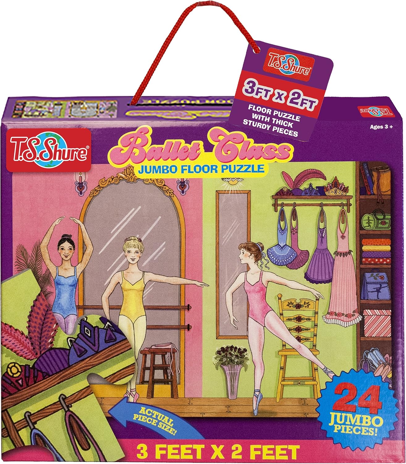 Amazon.com: T.S. Shure Ballet Class Jumbo Floor Puzzle : Toys & Games