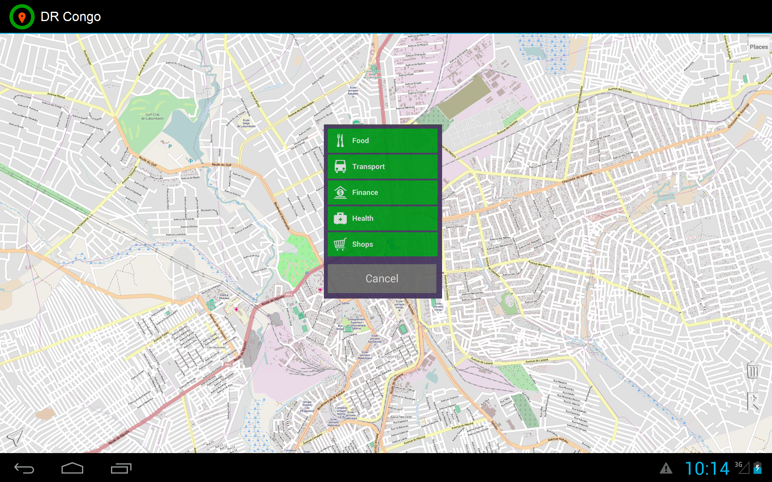 DR Congo Vector Offline Map: Easy Navigation - App on Amazon Appstore