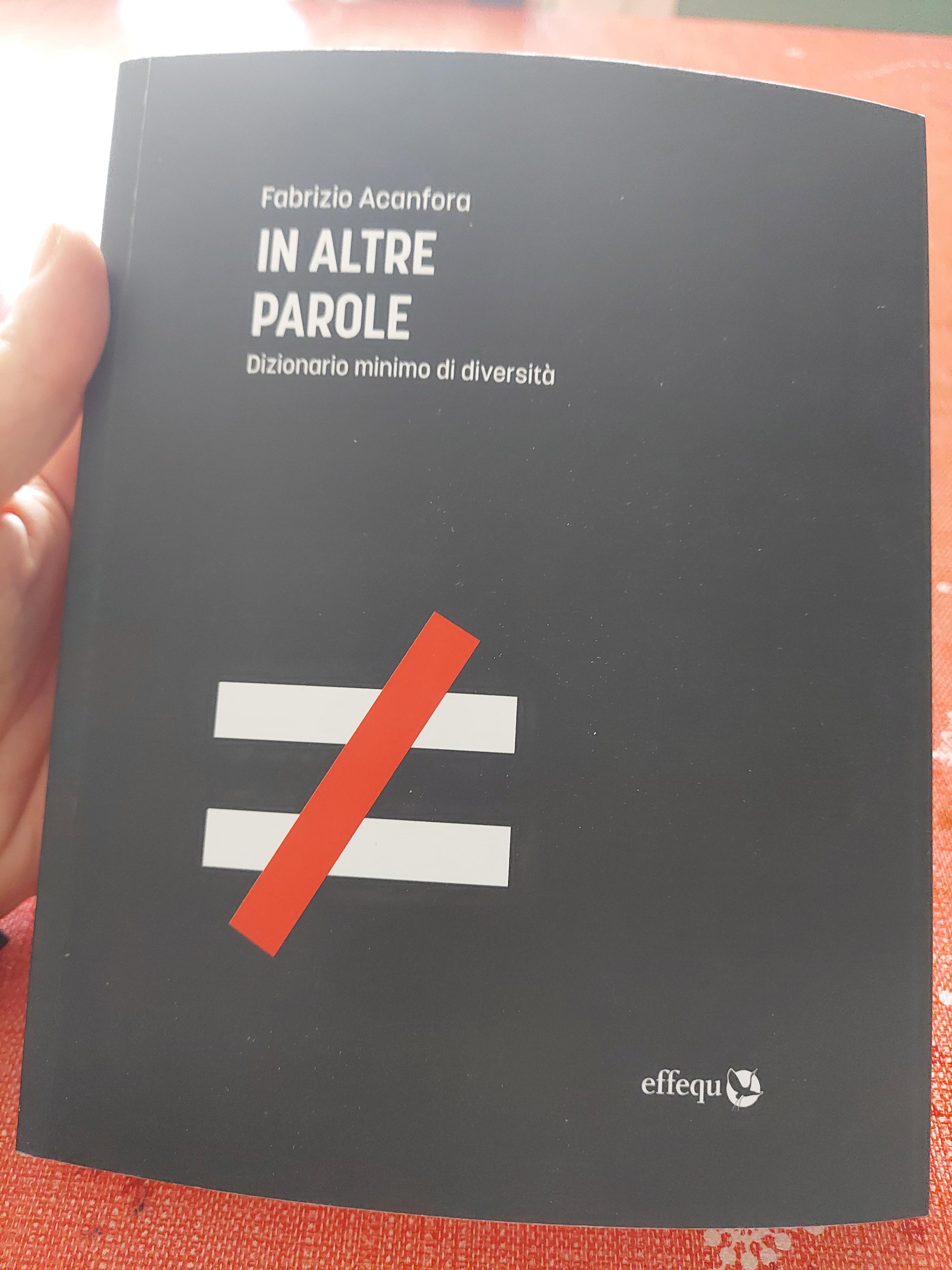 Amazon.it: In altre parole. Dizionario minimo di diversità - Acanfora ...