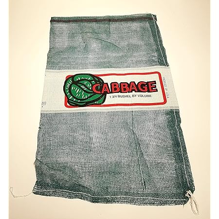 Amazon.com: Mesh Cabbage Bags 21" X 36" 100CT : Health & Household