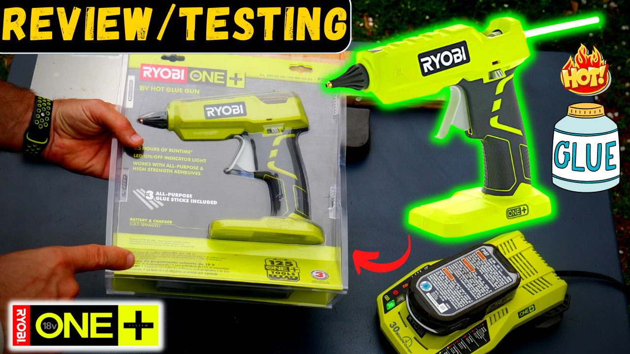 Watch Ryobi Cordless Hot Glue Gun "Unboxing/Review" on Amazon Live