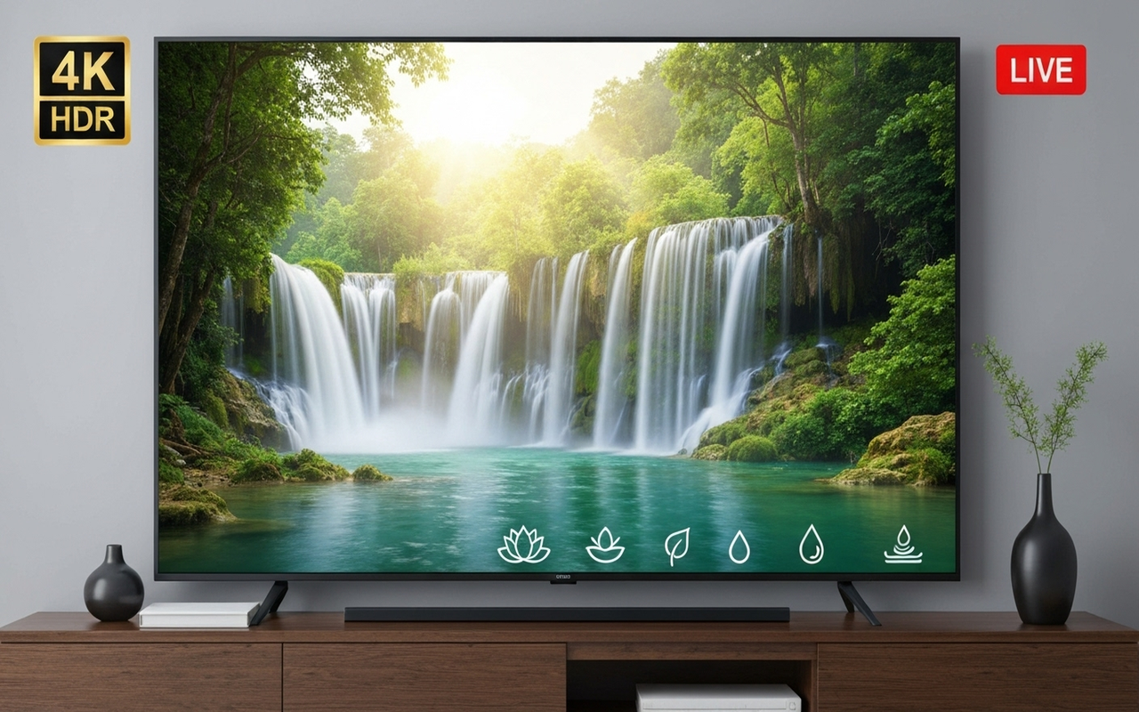 Waterfall 4K – Soothing Nature Ambience Fire TV Screensaver - App on ...