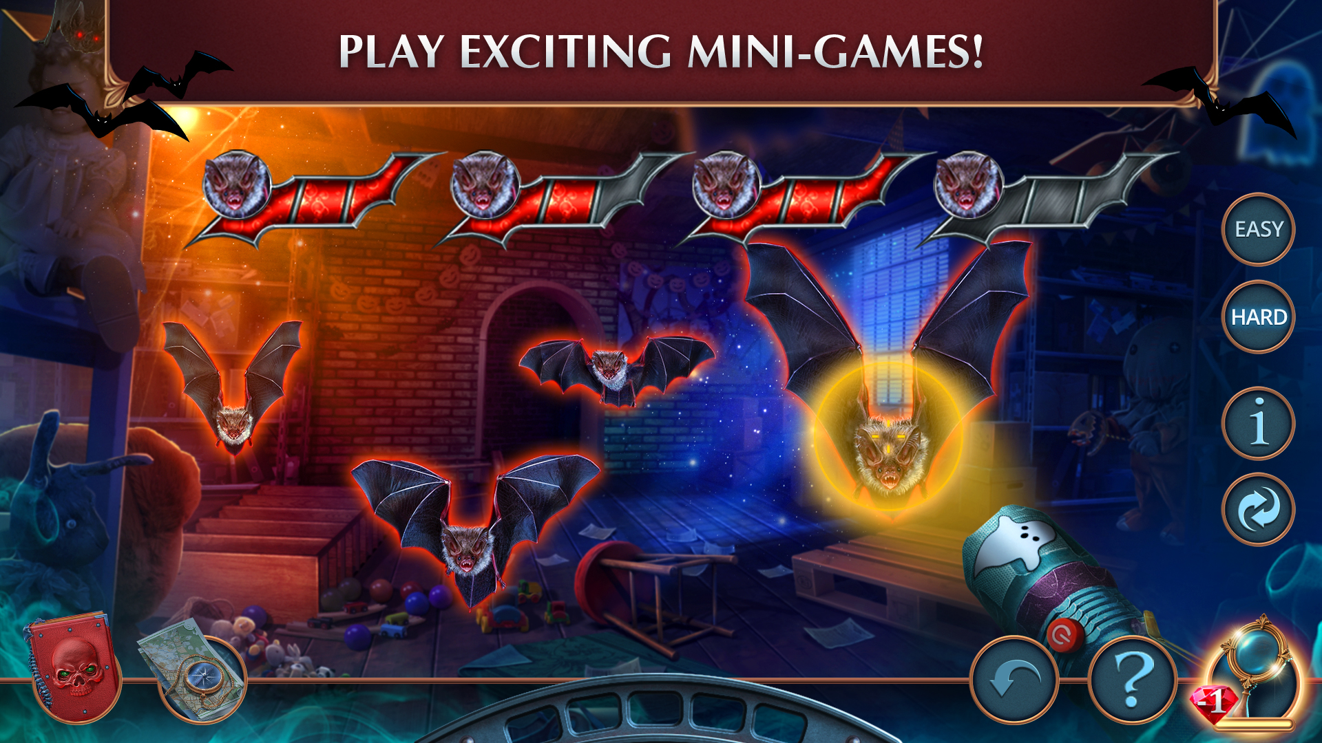 Hidden Objects - Gloomy Tales: Horrific Show - Seek & find Halloween ...