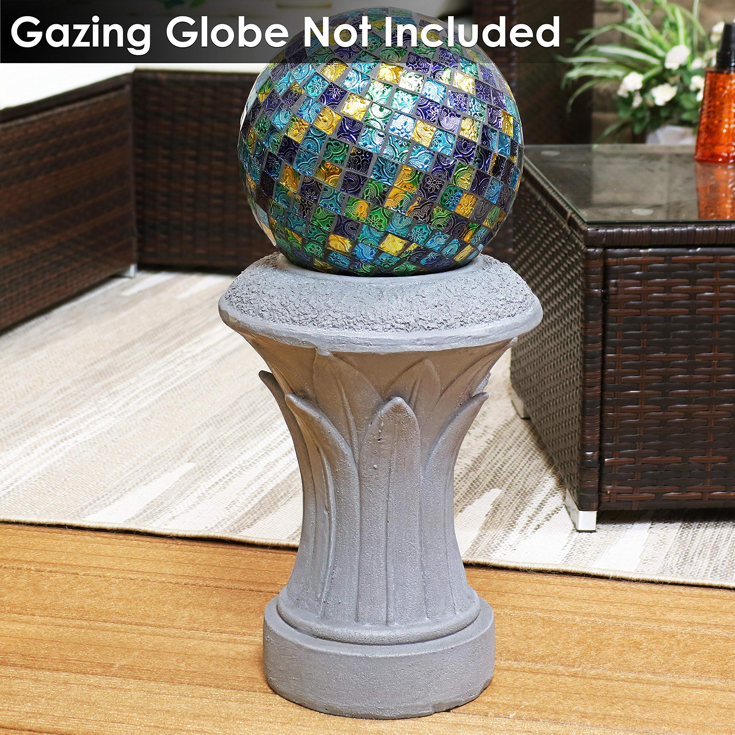 Ceramic Gazing Ball Pedestals How To Make Outdoor Mosaic Art For Your