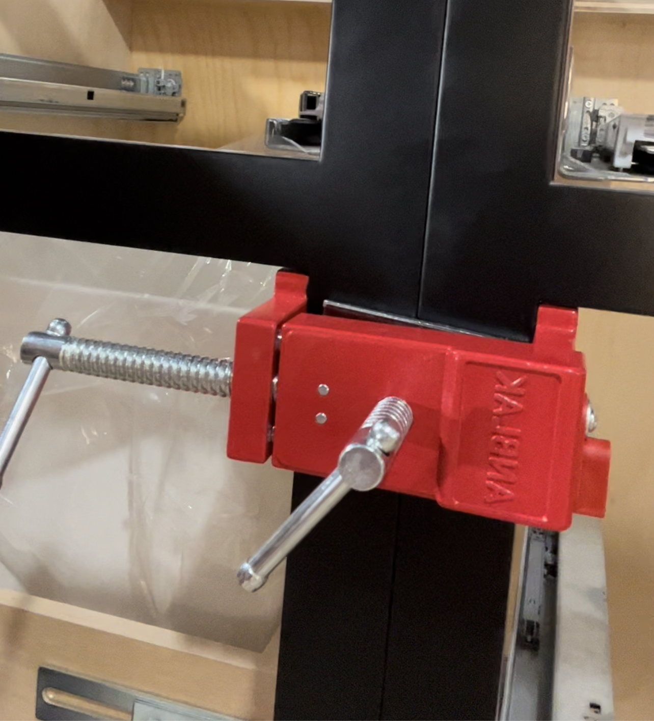 Watch Awesome quality cabinet clamps make screwing cabinets together a ...