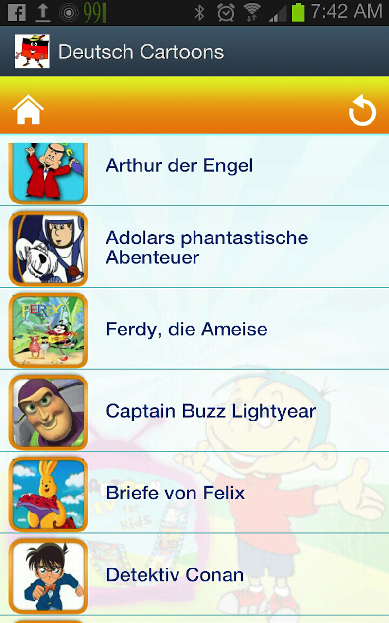 German Cartoon videos for kids - App on Amazon Appstore