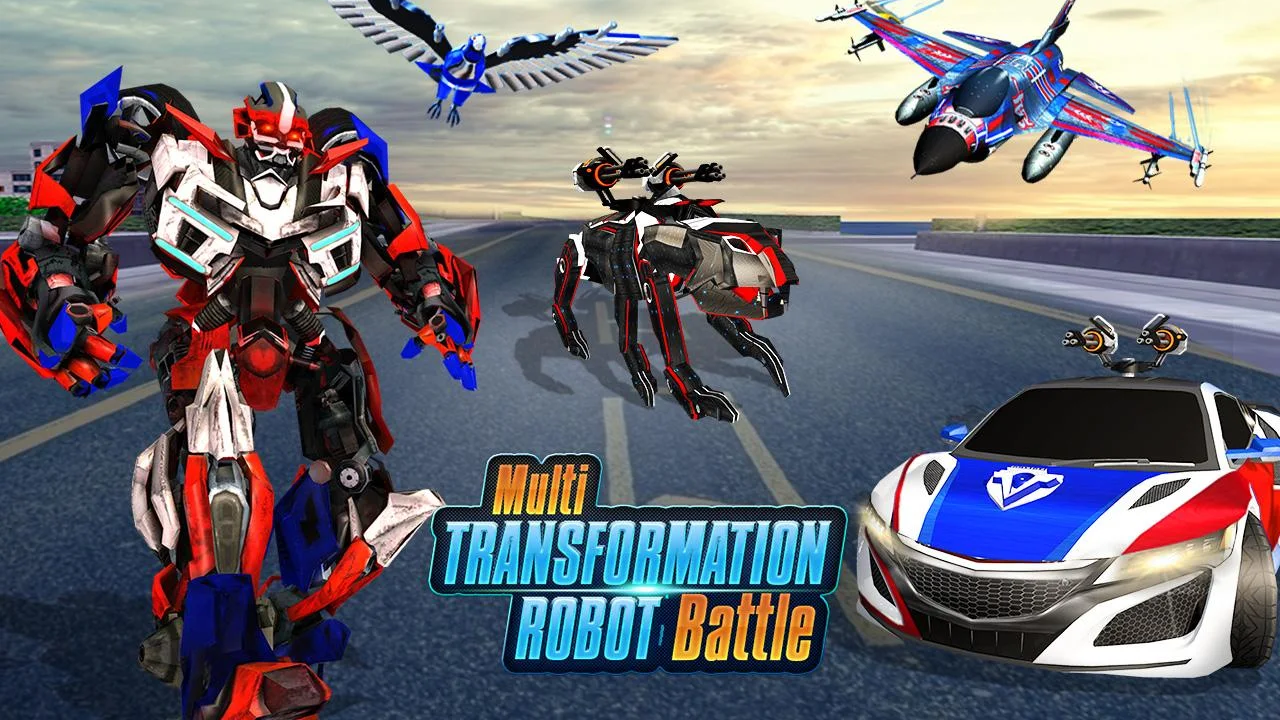 Real Multi Robot Car & Pigeon Transformation Simulator City Attack Games for Kids:Amazon.in ...