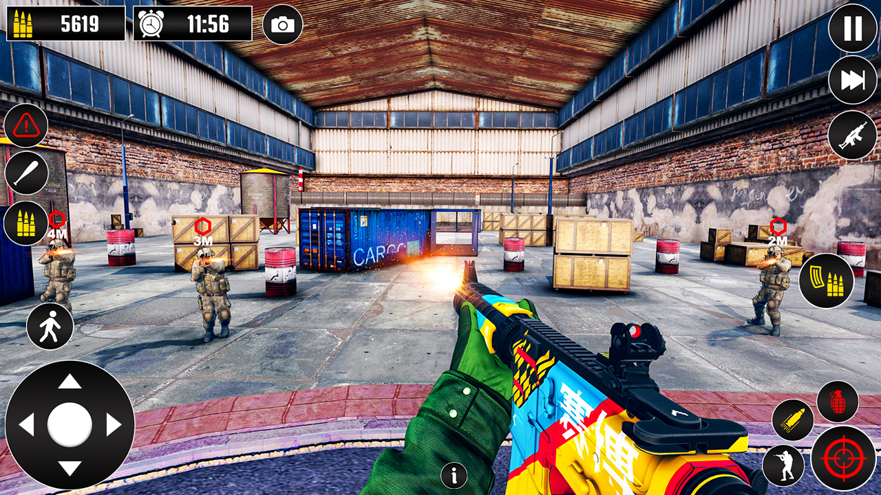 Real Open World Call of Fps Gun Shooting Game: Open World Army Survival & Us Online Commando Ops ...