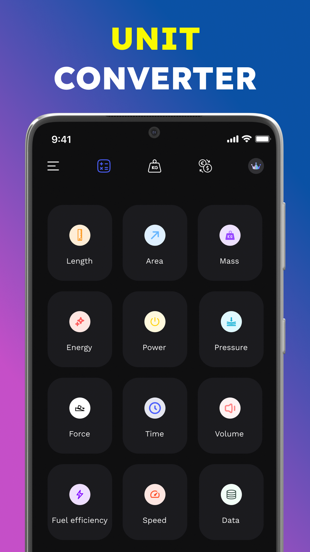 All In One Calculator for Android: Unit, Currency Converter, Widget ...