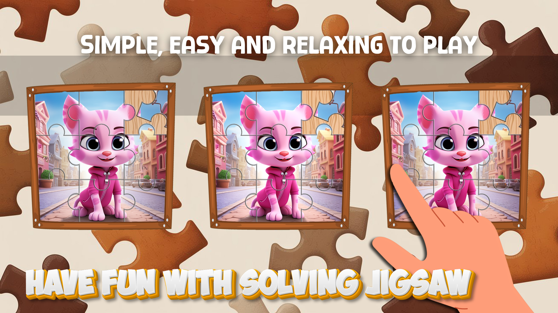 Purrfect Puzzles Talking Pink Cat Challenge - App on Amazon Appstore