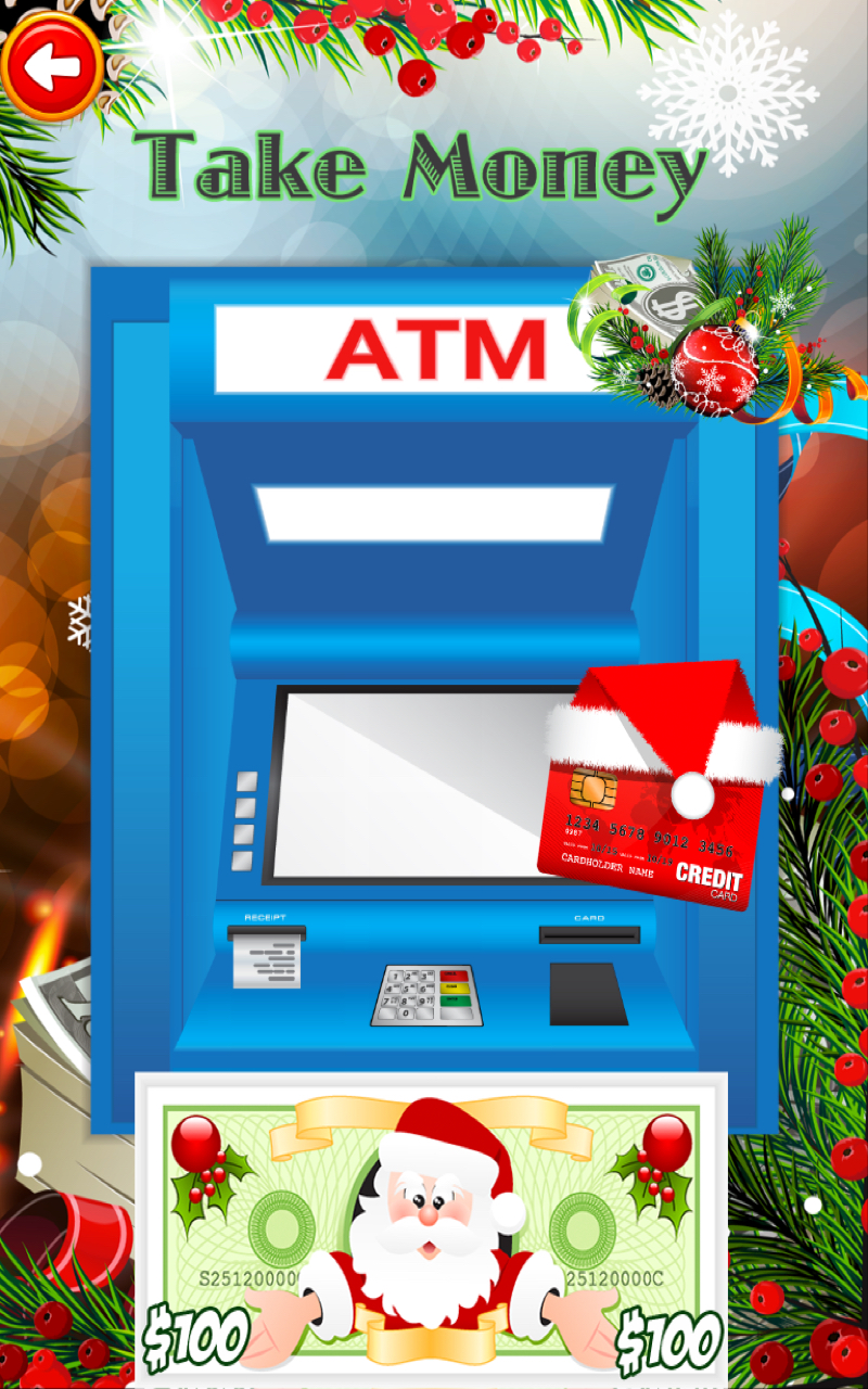 Christmas ATM Simulator - Kids Money Machine & Credit Cards FREE - App ...