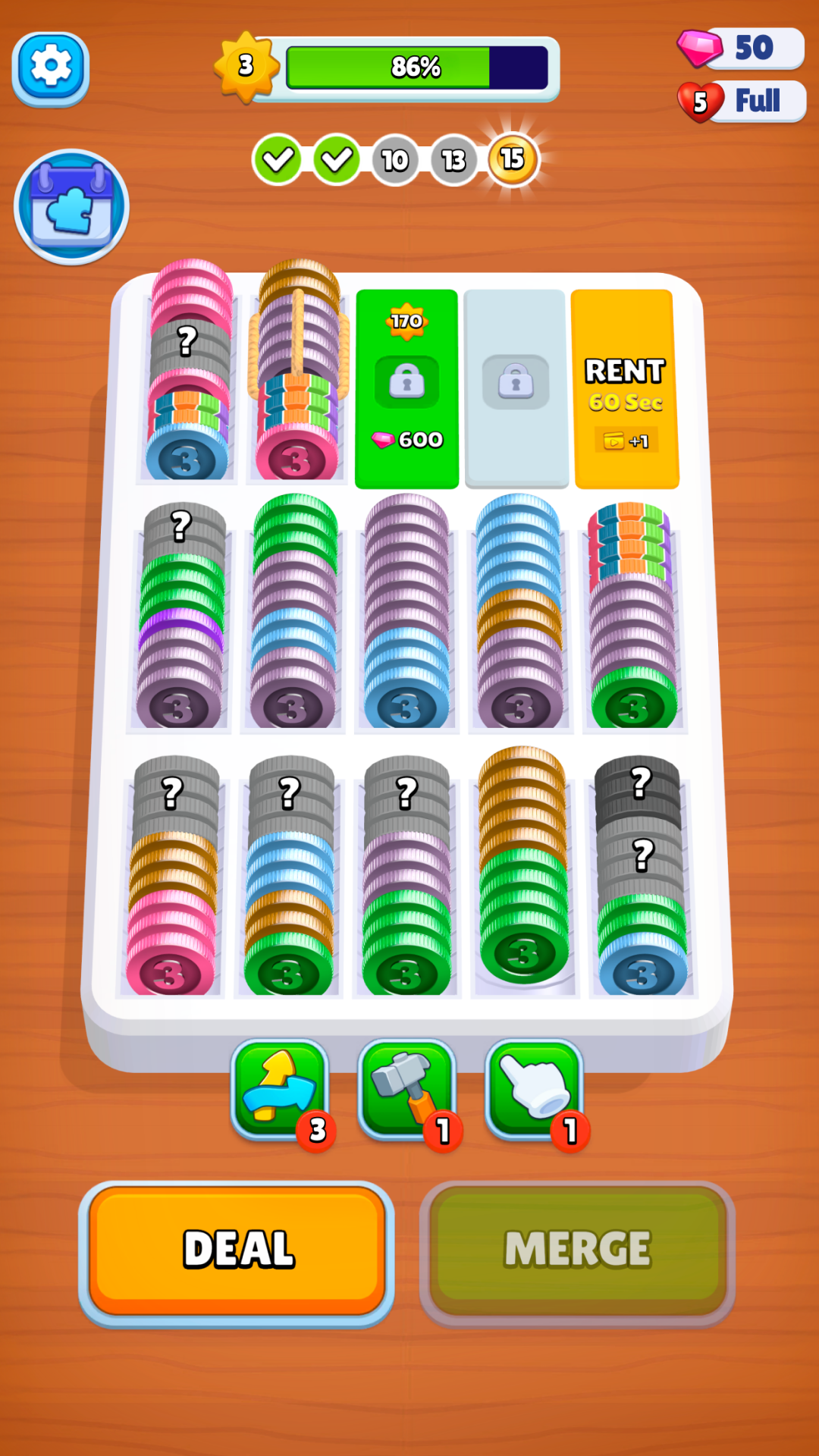 Pocket Sort: Coin Merge Puzzle - App on Amazon Appstore