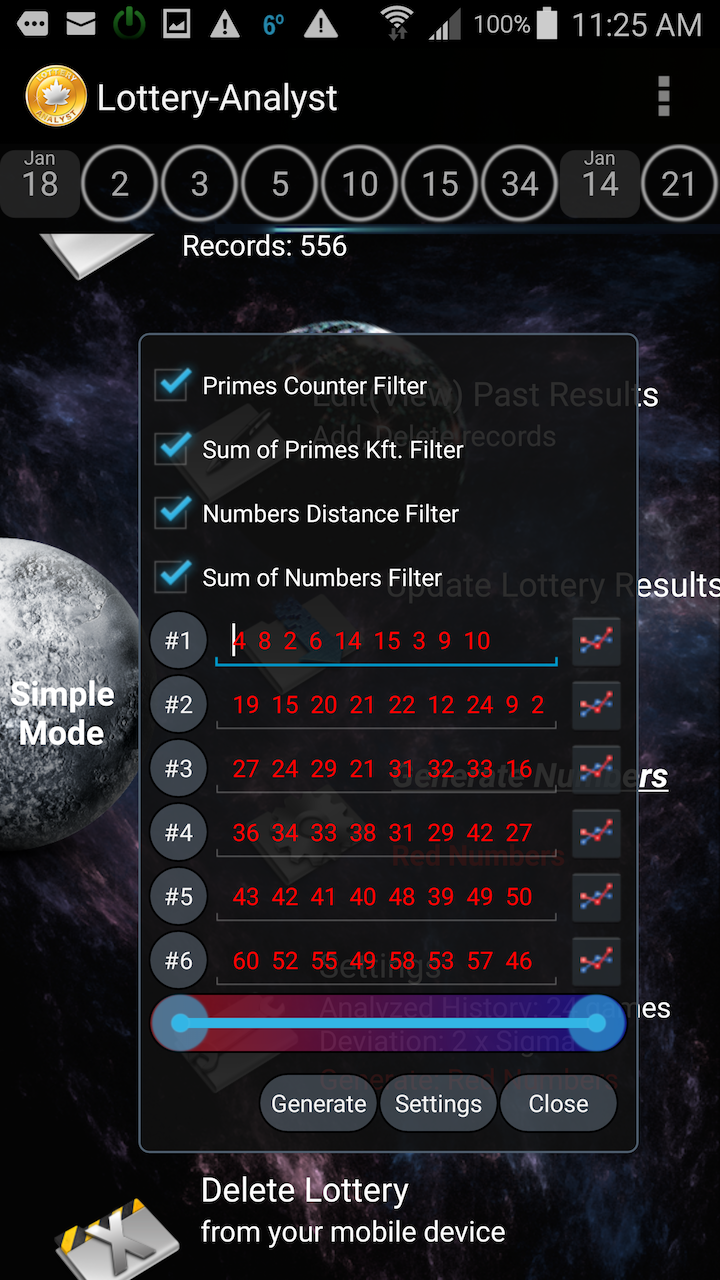 Lottery-Analyst Free - App on Amazon Appstore