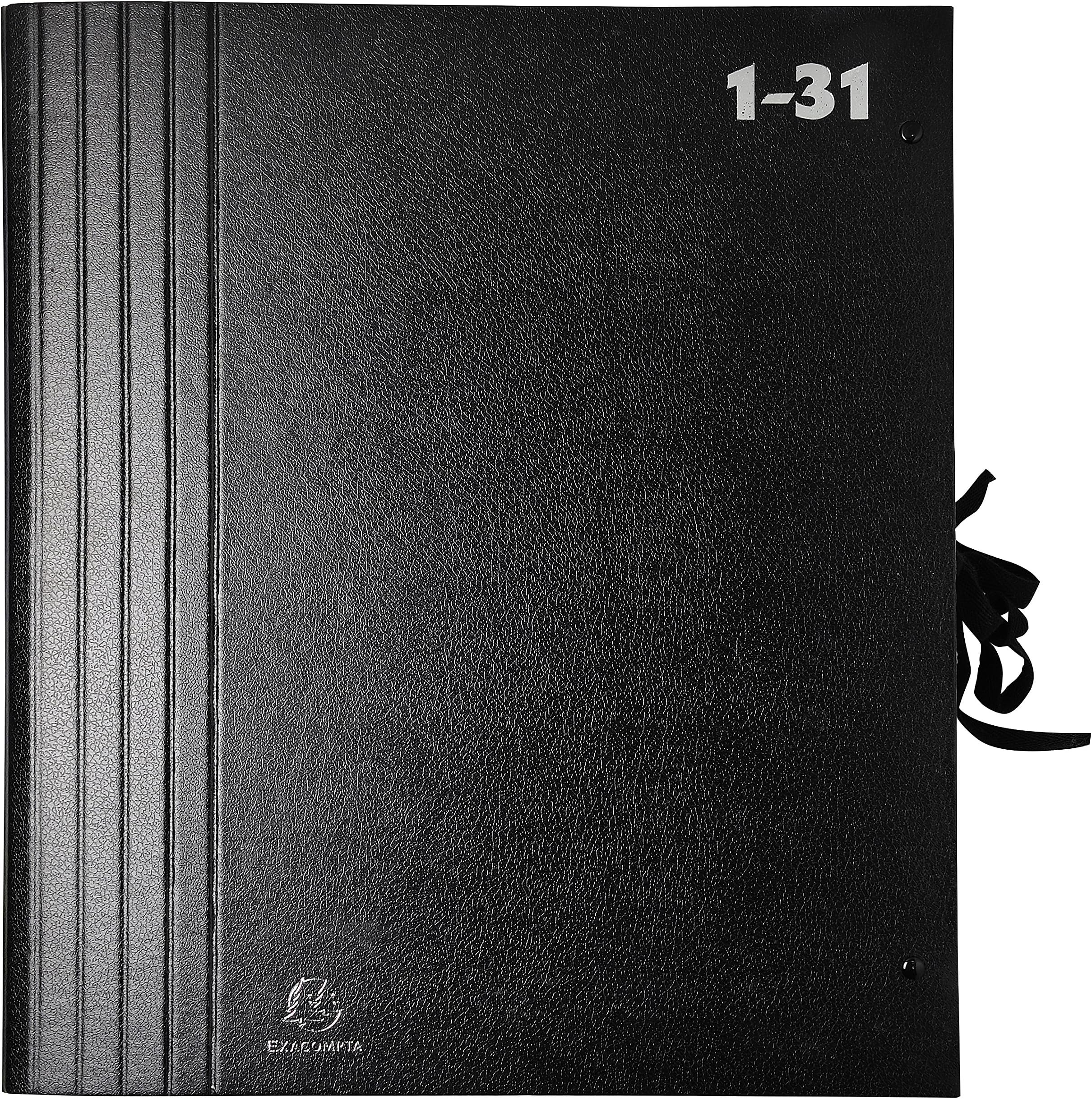Exacompta 61650B Premium Fächermappe verschließbar für DIN A4 31 Fächer ...