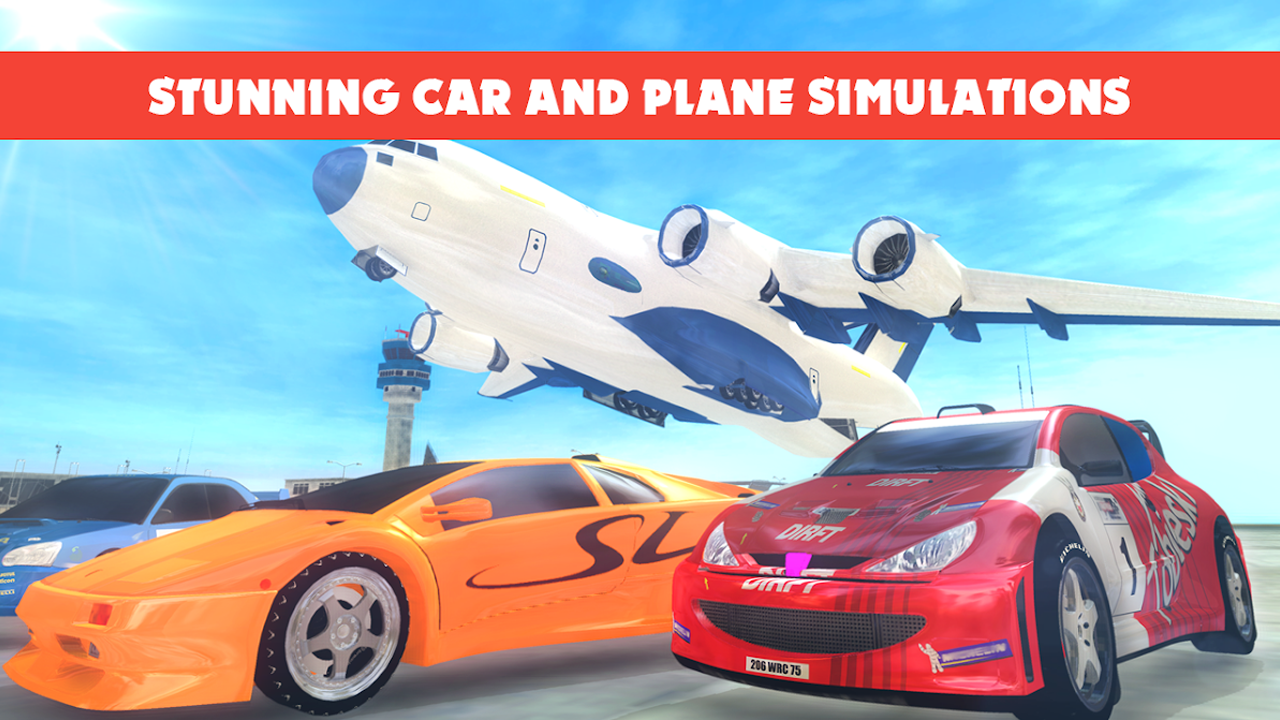 Racing Car Transport In Airplane Simulator 3D: Extreme Super Furious ...