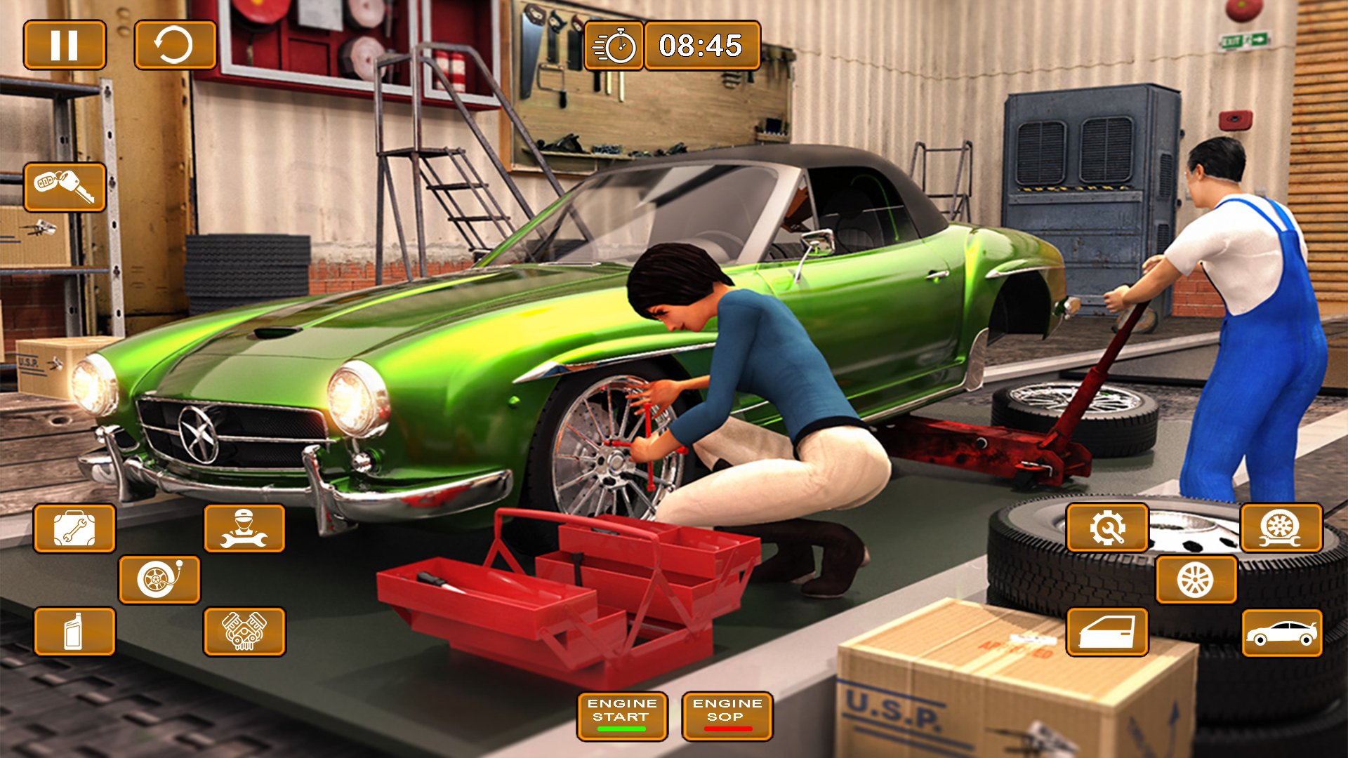 Car Mechanic Vehicle Restoration Simulator Game 2024: Auto Mechanic Car ...