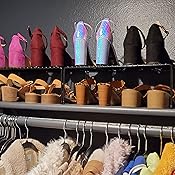 Amazon.com: Smart Design Cabinet Storage Shelf Rack - Set of 6 - Large ...