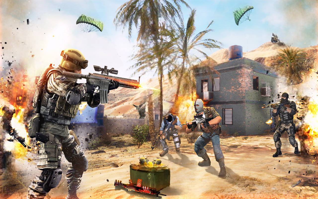 Real FPS Shooting Game Commando Mission Strike Modern Commando Warzone ...