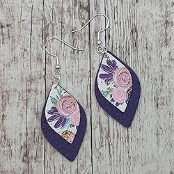 Amazon.com: 19 Pieces Earring Cutting Dies Leather Teardrop Earrings ...