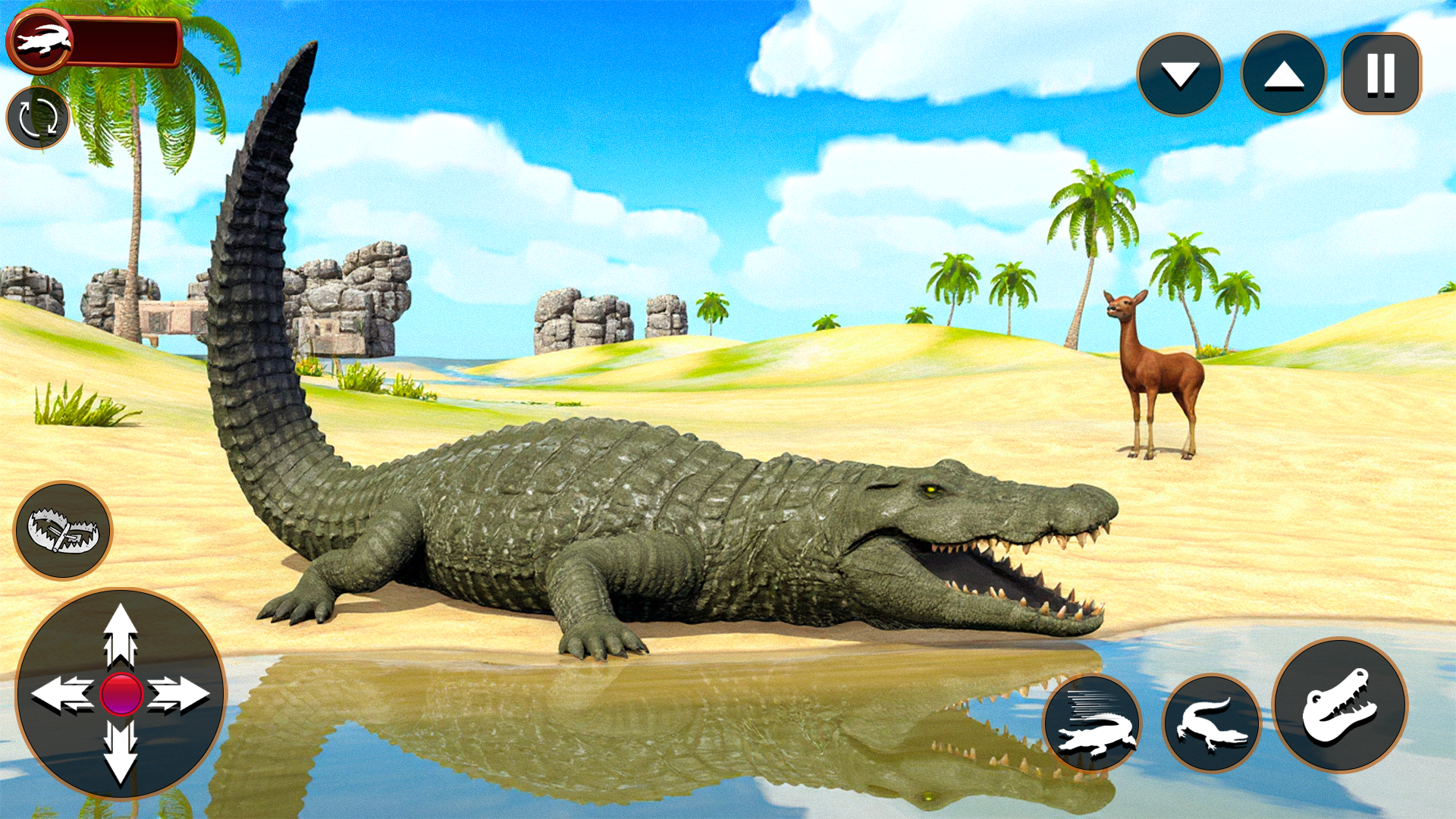 Wild Crocodile Jungle Family Survival Simulator Game - App on Amazon ...