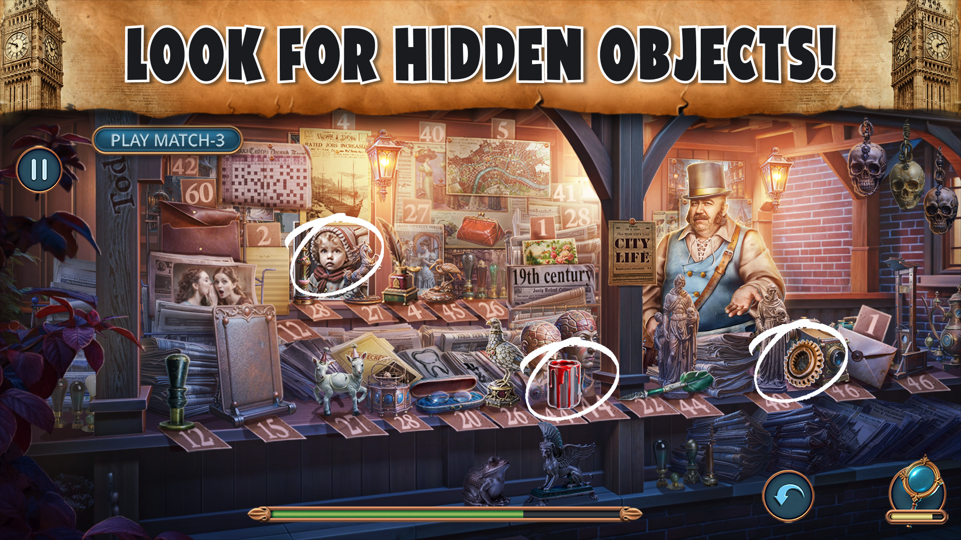 Hidden Objects - Detective Club: Missing in the Fog - Seek and find ...