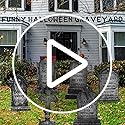Amazon.com : Funny Halloween Graveyard Tombstones Prop Yard Stakes ...