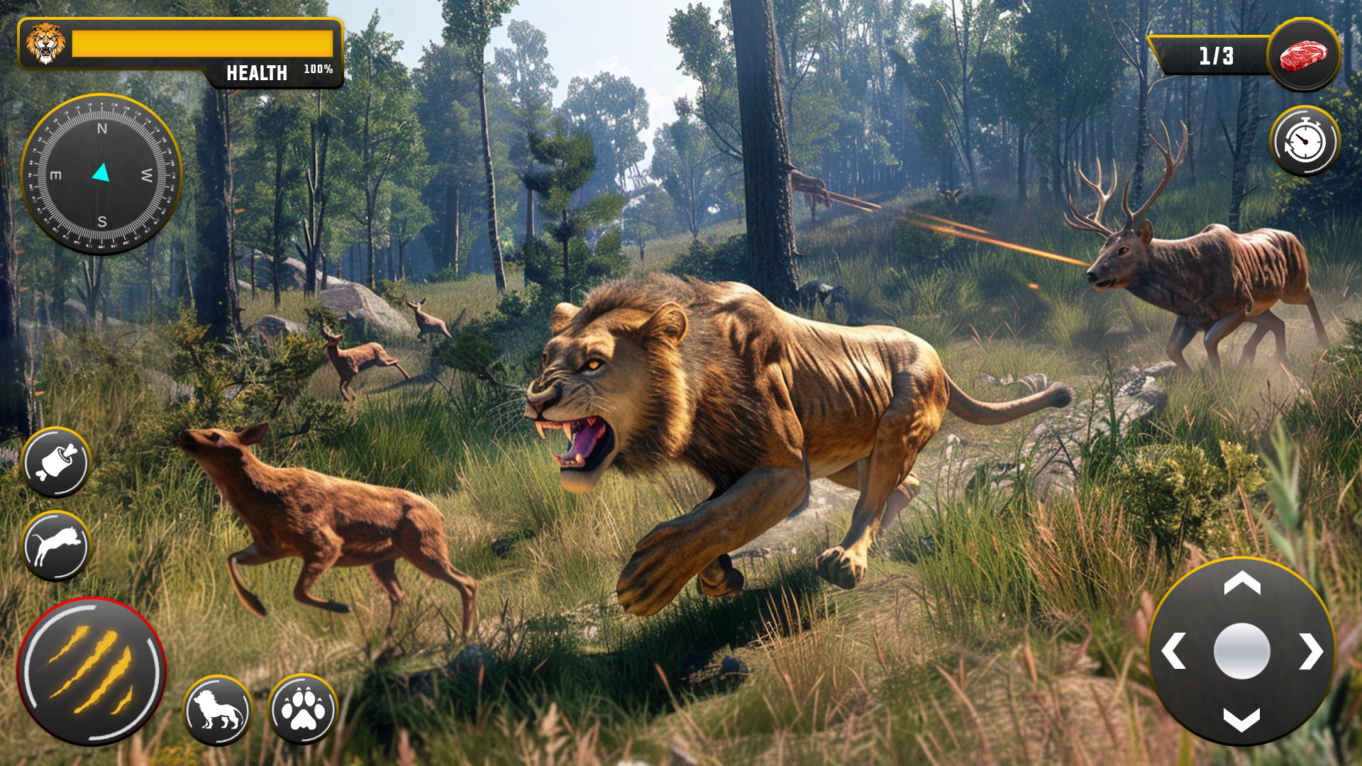 Ultimate Lion Simulator - Jungle King Lion Attack Animal Survival Games ...
