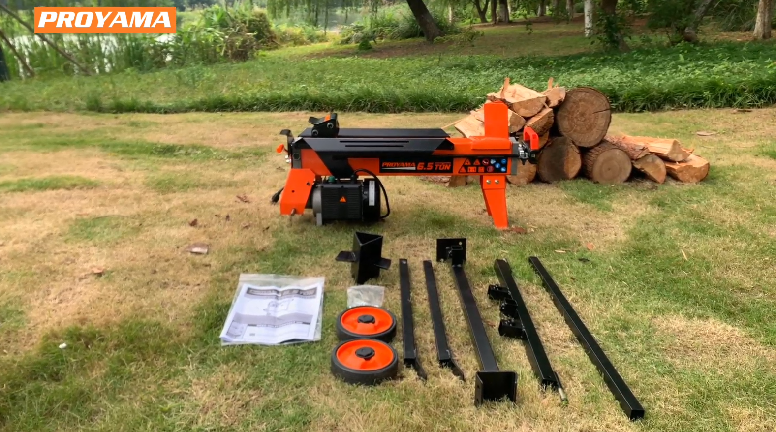 Watch How to Assemble PROYAMA Electric Log Splitter with Stand on ...