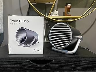 Amazon.com: Fancii Small Personal Desk USB Fan, Portable Mini Table Fan ...