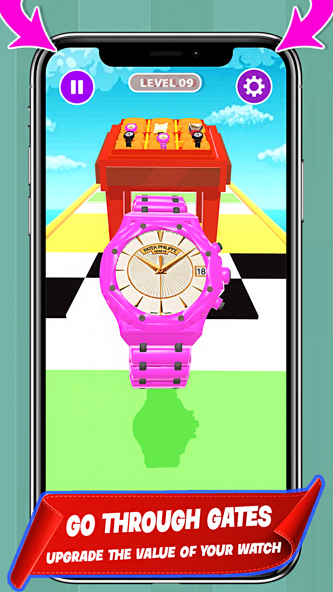 Luxury Wrist Watch Progression 3D Fun Run Game: Evolve Luxury and ...