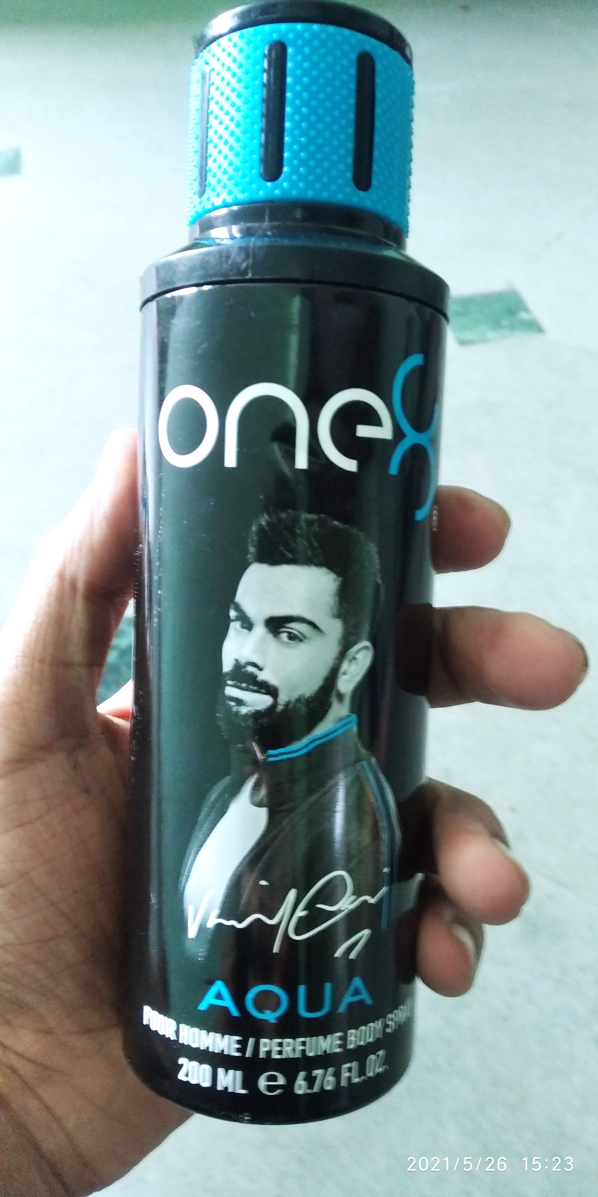 Buy One 8 by Virat Kohli Deodorant Body Spray For Men (200 ml) (Aqua ...