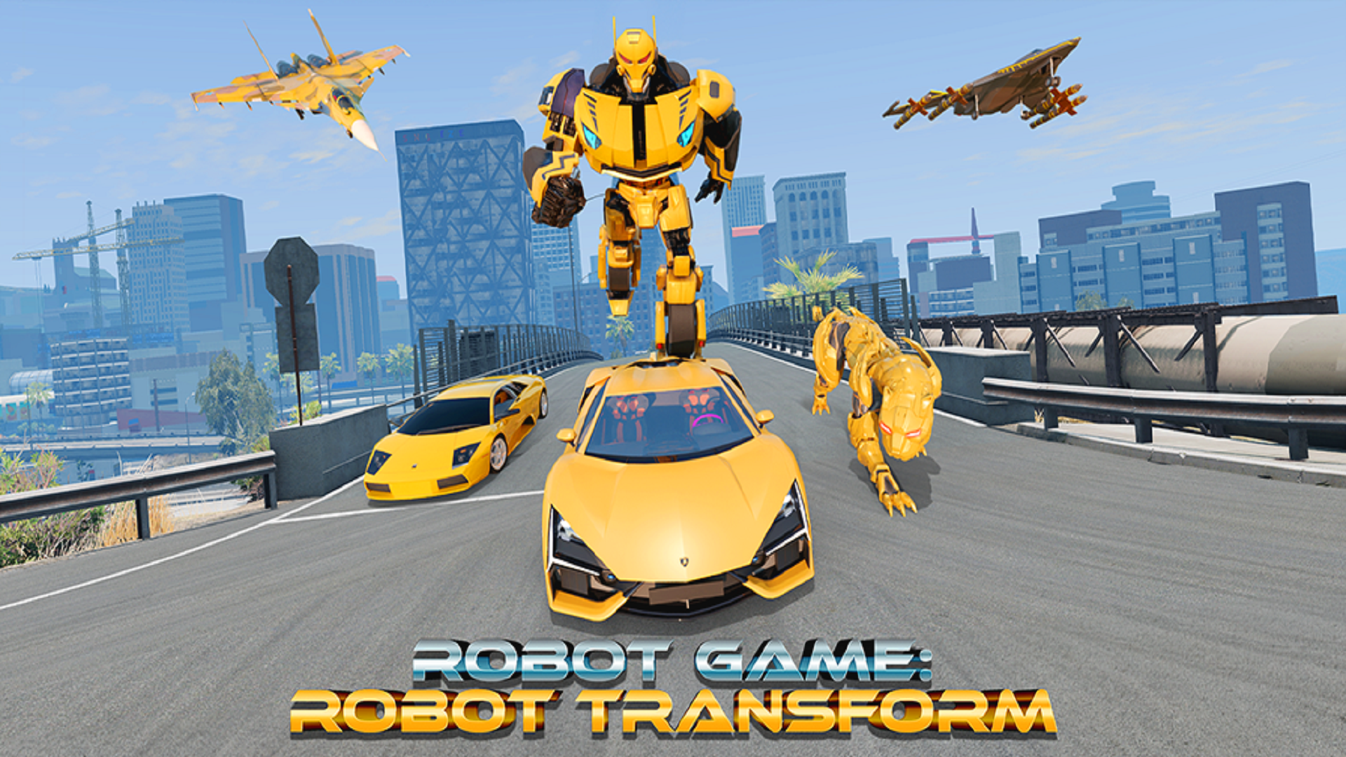 Flying Car Transform Robot Fight Game - Car Transform Game ; Mech Robot ...