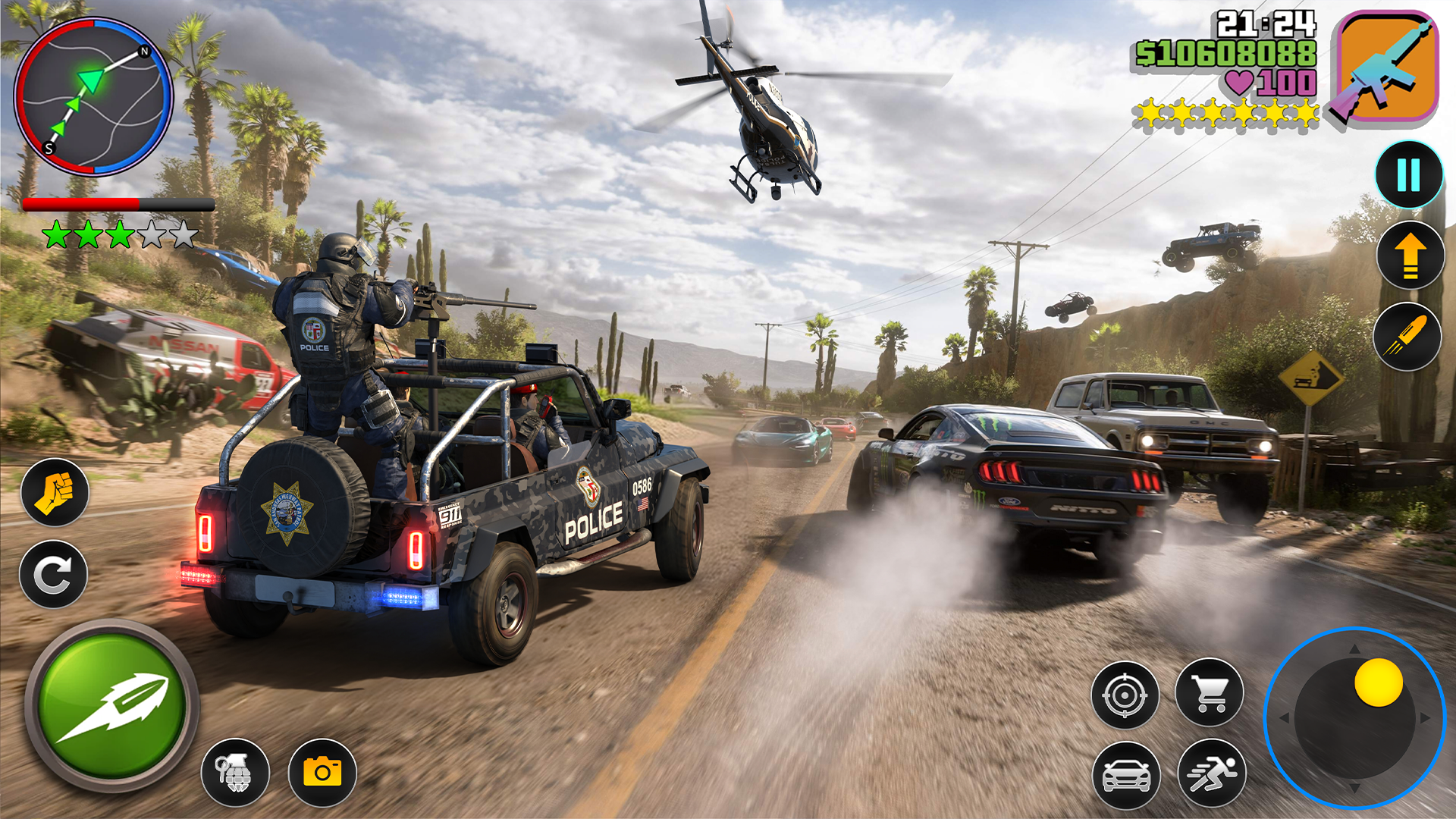 Police Car Chase Simulator 2025: Cop Duty City Patrol Driving Game ...