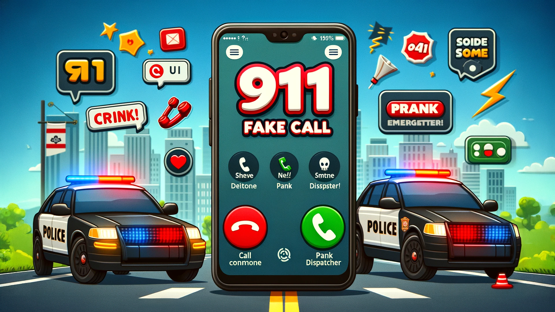 911 Prank Call Interactive 911 Police Joke Emergency Fake Video Audio