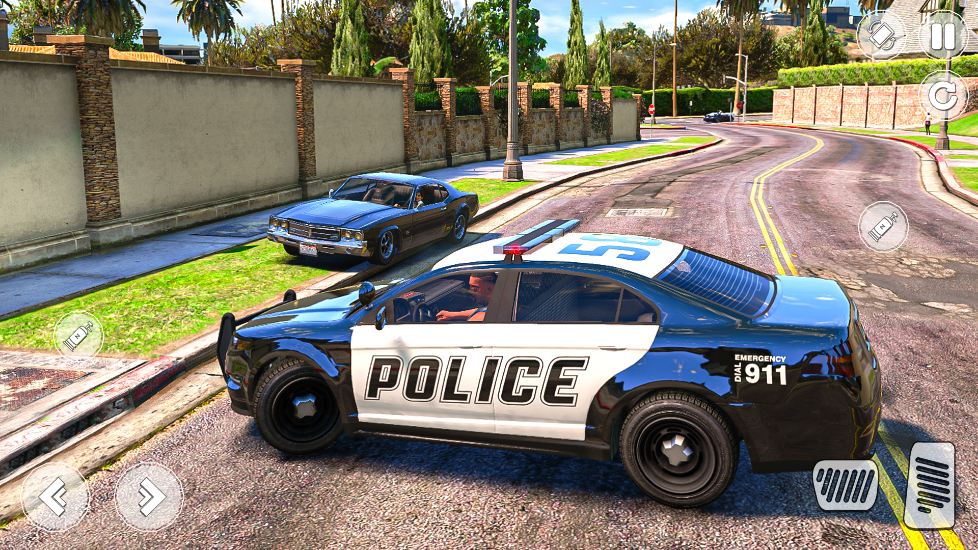 Real Police Car Chase 3D: Gangster Escape and Cop Driving Game - App on ...