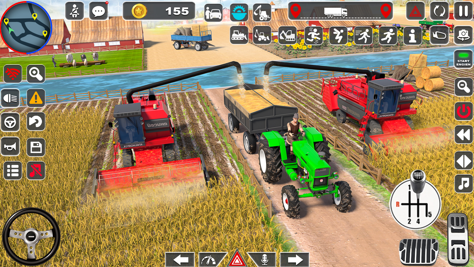 Farming Game: Tractor Driving Farming Simulator Free - Open World ...