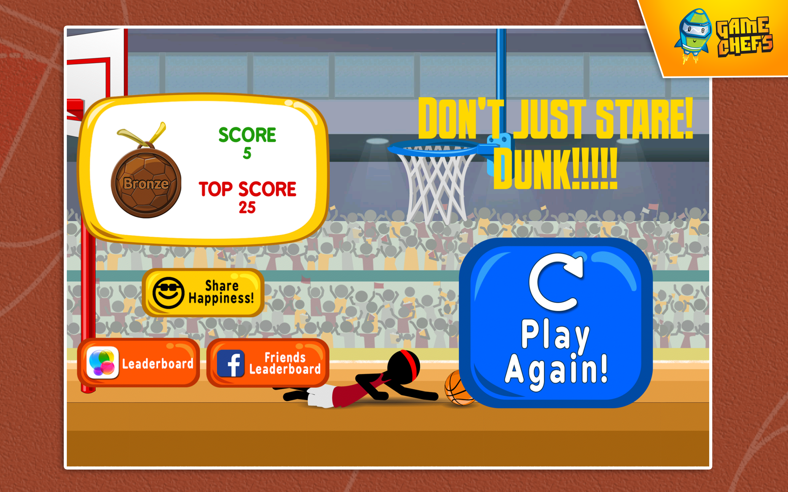 Stickman Slam Dunk - App on Amazon Appstore