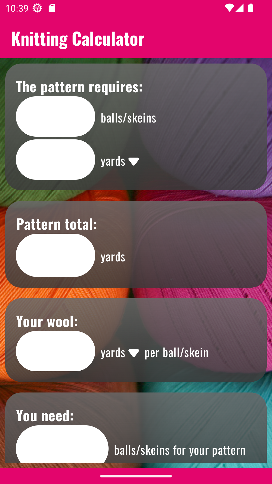 Knitting Calculator - App on Amazon Appstore