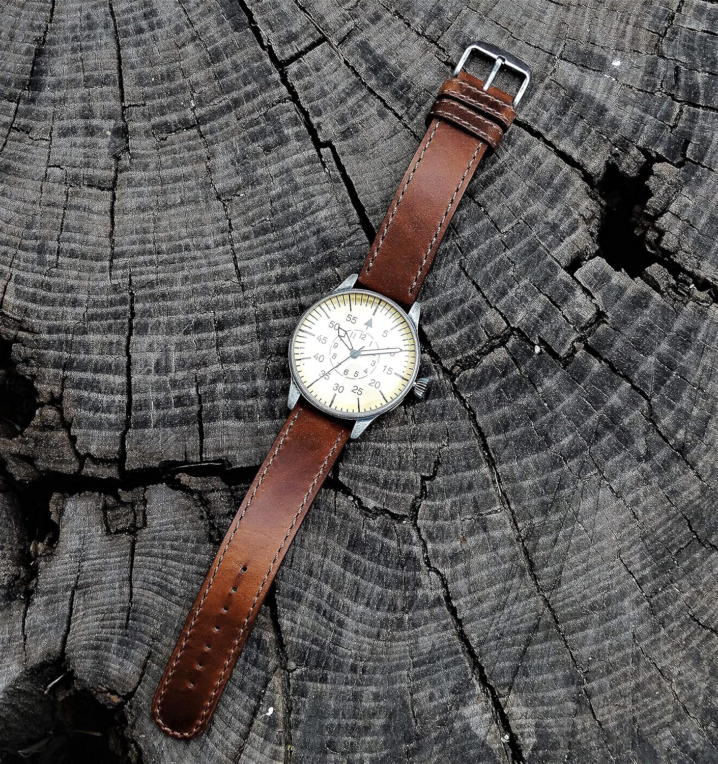 Mil-tec German Luftwaffe ME 109 Pilot Vintage quartz watch air military ...
