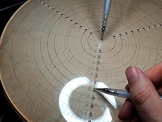 Upgraded 300MM Round Centre Finder Tool Woodworking Compass Circles ...