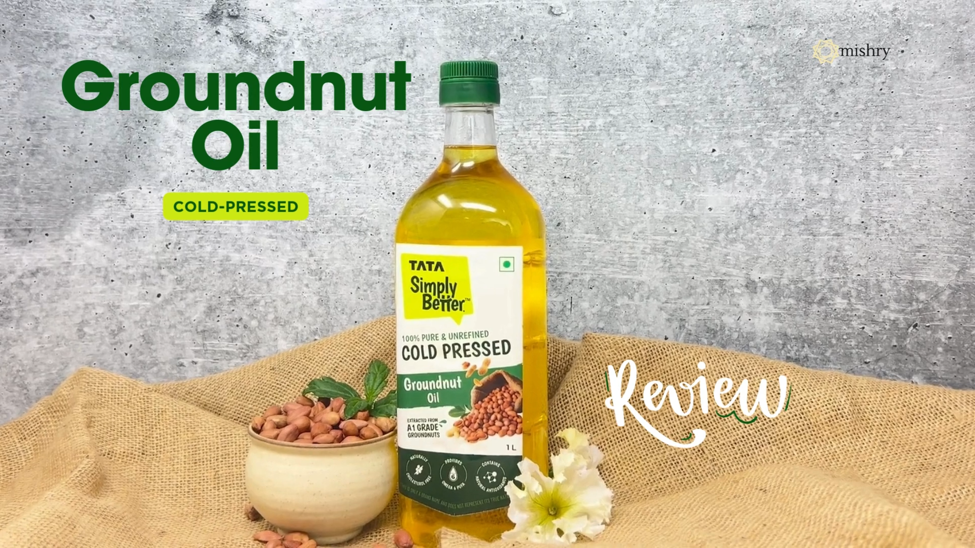 Watch Tata Simply Better Cold Pressed Groundnut Oil Is A Must-Try on ...
