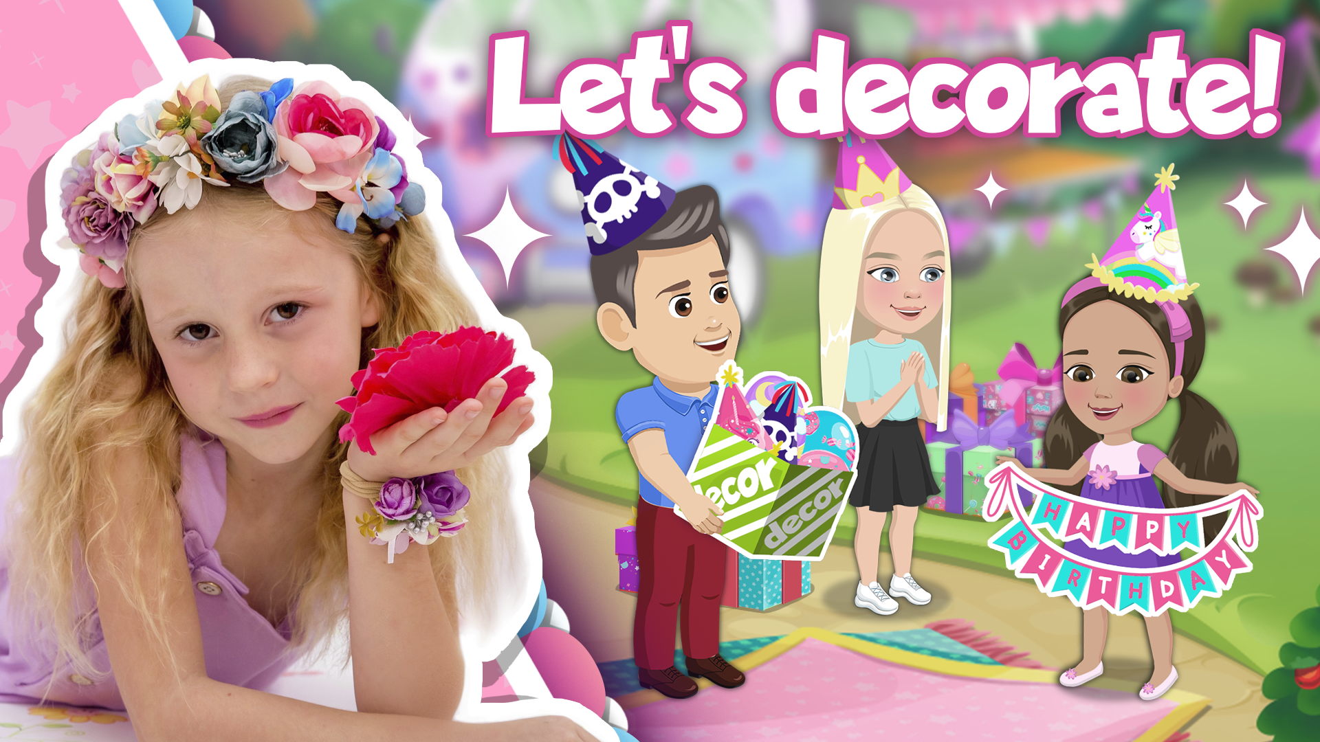 Like Nastya: Party Time. Educational game for kids 3-5 years old ...