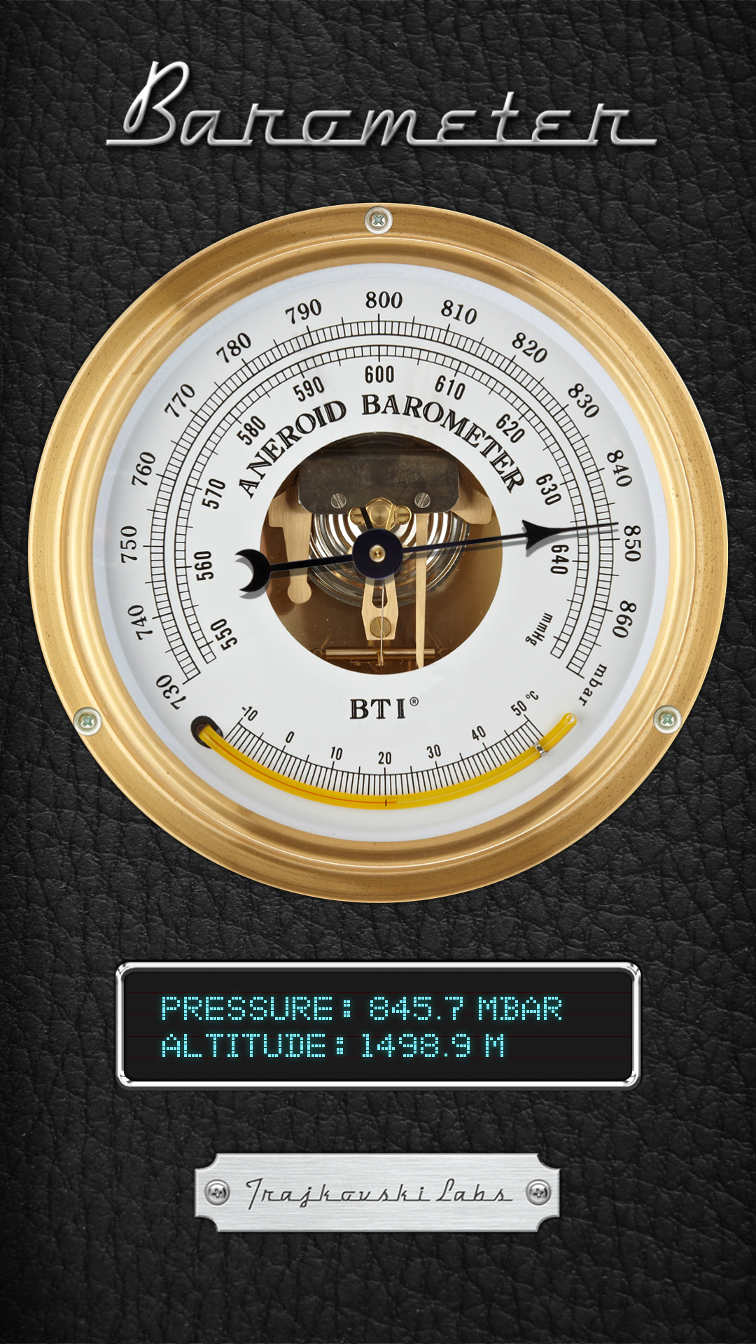 Barometer - Air Pressure - App on Amazon Appstore