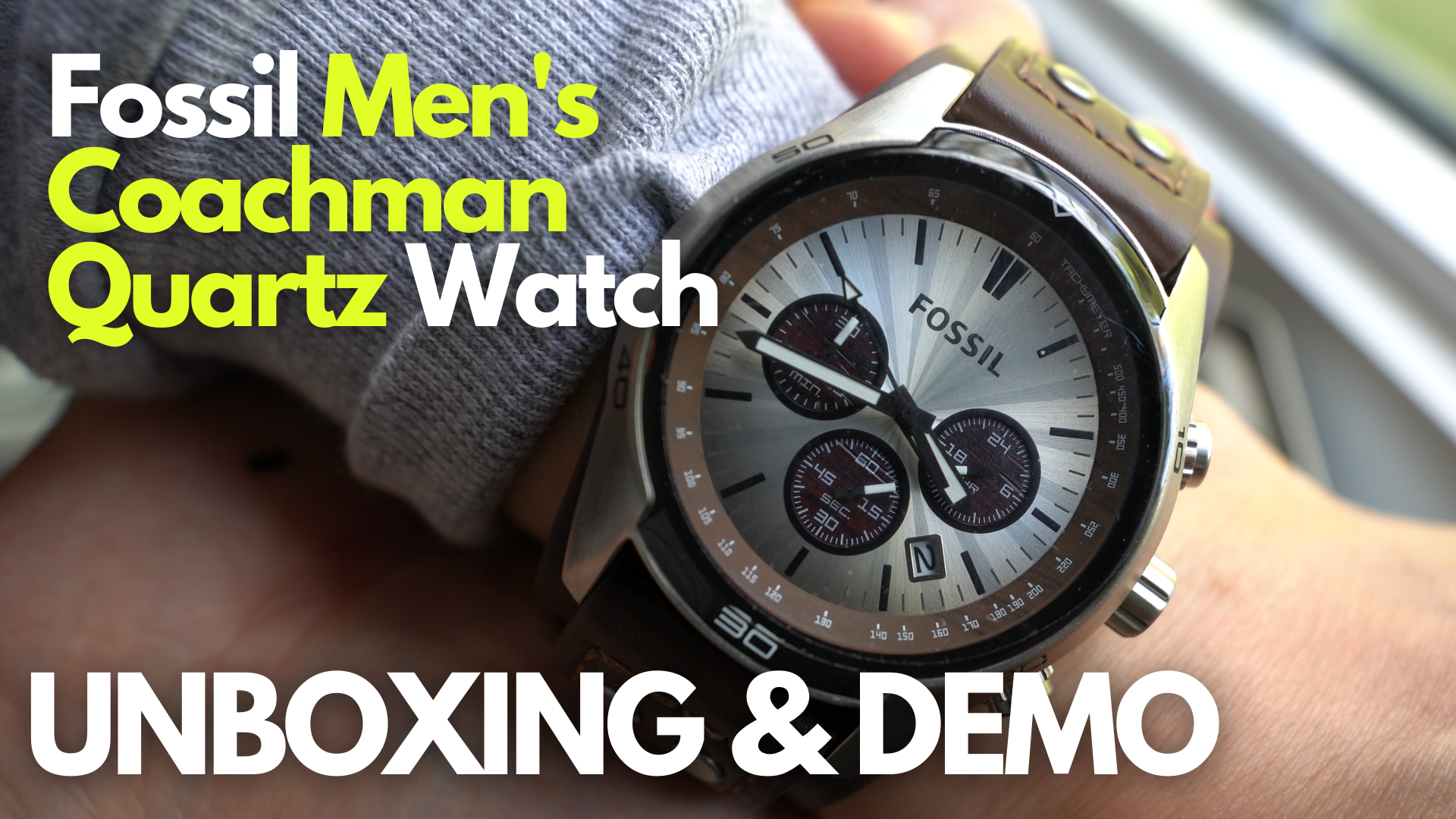Watch Fossil Coachman Men＇s Watch - Showcase & Guide on Amazon Live
